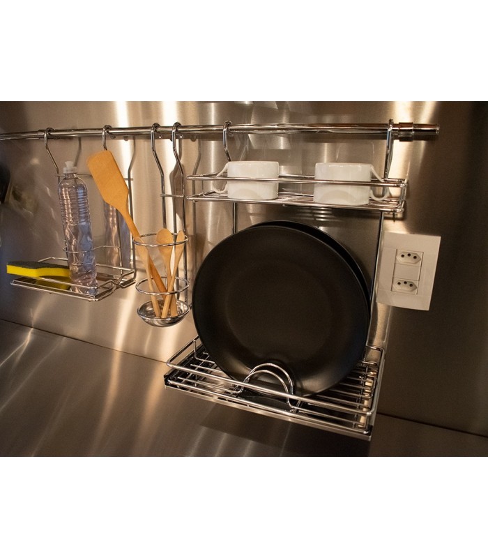 Escurridor dos niveles acero inox