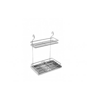 Escurridor dos niveles acero inox